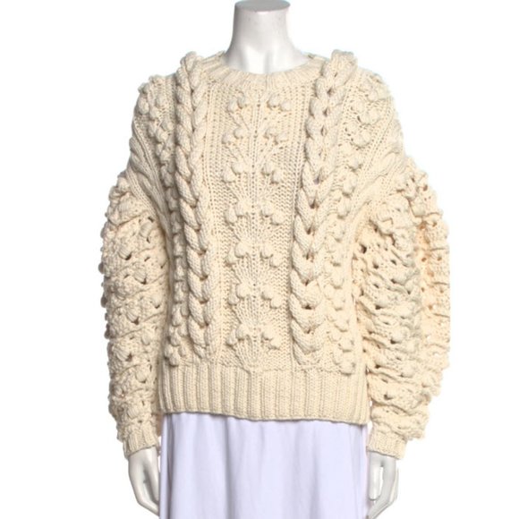 Ulla Johnson | Sweaters | Ulla Johnson Colette Puff Sleeve Chunky Knit ...